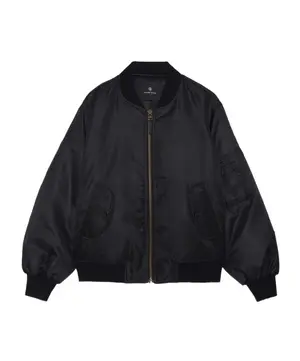ANINE BING Long Sleeve Casual Jacket - Black