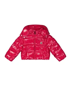 Moncler Andro Zippered Down Jacket - Red