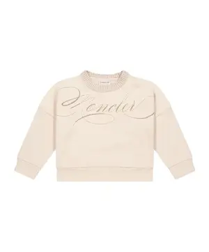 Moncler Logo Embellished Round Neck Sweater