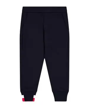 Moncler Emblem Patch Sports Pants - Black