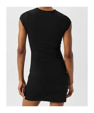 DIESEL® Logo Cut-out Short Sleeve Mini Dress