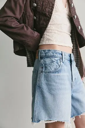 Free People We The Free Denim Shorts - Borderline