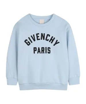 Givenchy Logo Crew Neck Sweatshirt - Blue