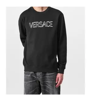 Versace Logo Crew Neck Sweatshirt