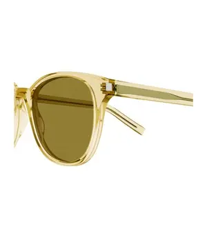 Saint Laurent Full Rimmed Sunglasses With Logo Detail