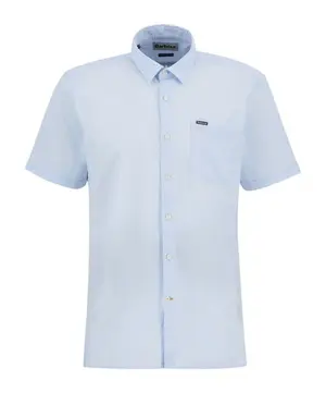 Barbour B.li Pigment Ss Shirt - Bleached Blue