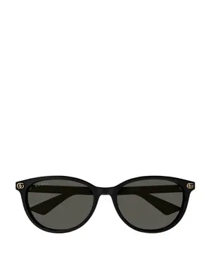 Gucci Oval Sunglasses - Black