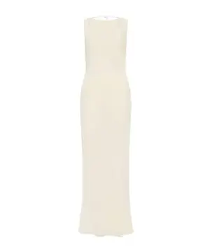 ST. AGNI Sleeveless Draped Cowl Neck Maxi Dress