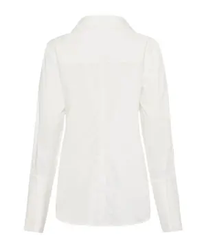 ST. AGNI Long Sleeve Shirt With Arched Hem