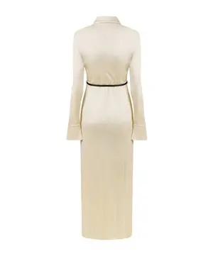 Givenchy Voyou Belted Maxi Dress - Nude