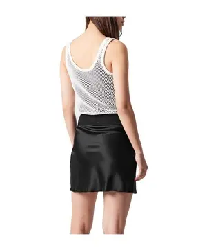 Off-White Lace Fishnet Dress