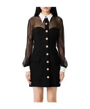 Versace Crystal Bustier Mini Dress