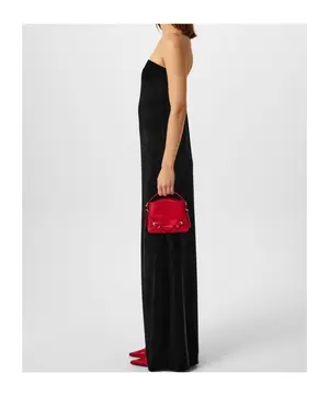 Norma Kamali Strapless Gown With Draped Detailing - Black