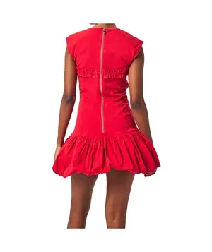 GANNI Leopard Print Mini Dress