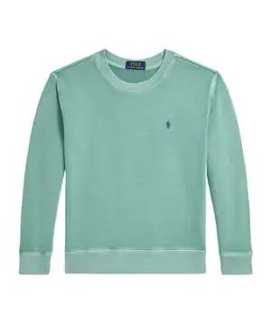Polo Ralph Lauren Crewneck Sweatshirt With Embroidered Pony - Green