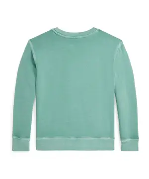 Polo Ralph Lauren Crewneck Sweatshirt With Embroidered Pony - Green