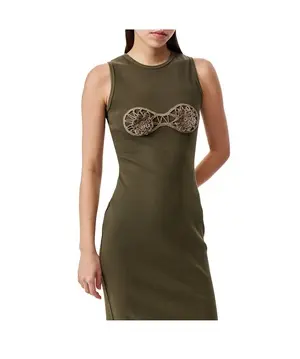 Magda Butrym Sleeveless Maxi Dress With Embellishment