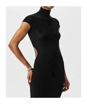 JEAN PAUL GAULTIER Midi Dress With Cut-out Waist