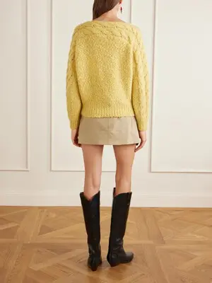 Isabel Marant Étoile Ponara Wool-blend Bouclé Sweater - Nude