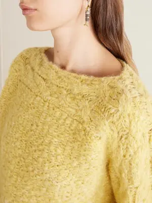 Isabel Marant Étoile Ponara Wool-blend Bouclé Sweater - Nude