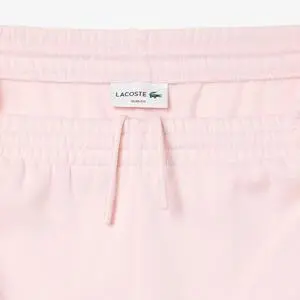 Lacoste Slim Fit Cotton Trousers With Crocodile Logo