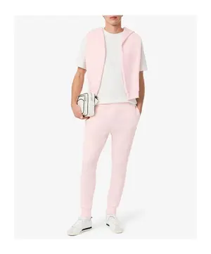 Lacoste Slim Fit Cotton Trousers With Crocodile Logo