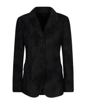 Emporio Armani Slim-fit Suit Jacket With Notch Lapel - Black