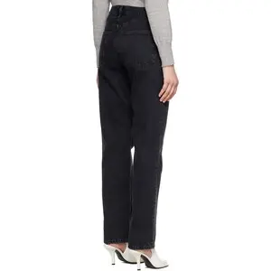 AGOLDE Non-stretch High-waisted Straight-leg Jeans