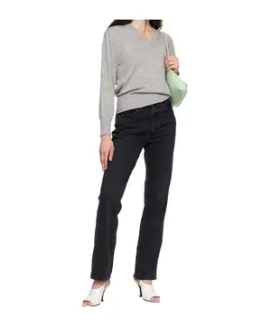 AGOLDE Non-stretch High-waisted Straight-leg Jeans