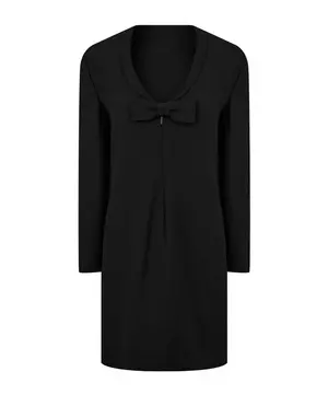 Valentino Garavani Wool Bow Back Mini Dress
