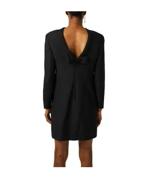 Valentino Garavani Wool Bow Back Mini Dress