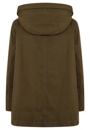Herno Drawstring Hooded Down Jacket - Green