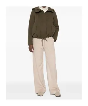 Herno Drawstring Hooded Down Jacket - Green