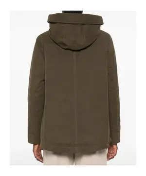 Herno Drawstring Hooded Down Jacket - Green