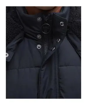Barbour Quilted Hooded Jacket With Drawstring Waist