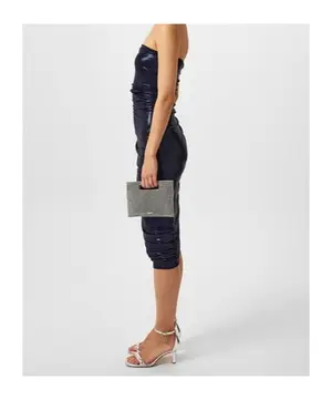 Norma Kamali Off-shoulder Ruched Midi Dress
