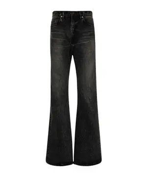Balenciaga Flared Jeans In Washed