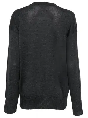 ROBERTO COLLINA V-neck Long Sleeve Sweater