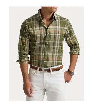Polo Ralph Lauren Striped Silk Long-sleeve Shirt