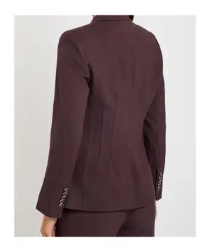 Veronica Beard Isaac Fitted Woven Blazer