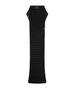 JEAN PAUL GAULTIER Mariniere Striped Maxi Dress