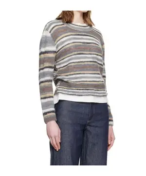 A.p.c. Striped Crew Neck Sweater