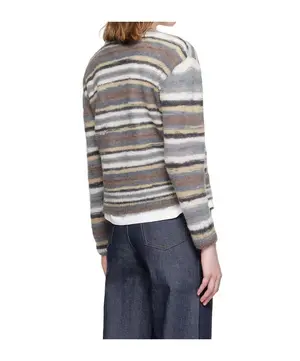 A.p.c. Striped Crew Neck Sweater
