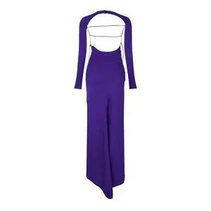 Off-White Long Sleeve Maxi Dress