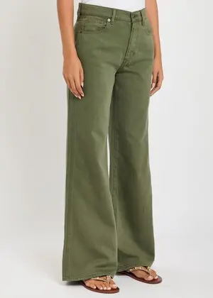 Veronica Beard Kasey Wide-leg Jeans