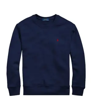 Polo Ralph Lauren Crew Neck Long Sleeve Sweatshirt With Embroidered Pony - Black
