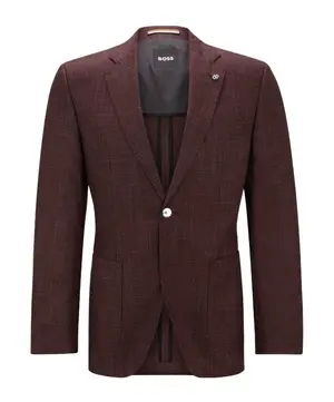 Hugo Boss Single-breasted Blazer - Red