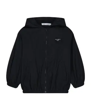 Dolce & Gabbana Logo Zip-up Jacket - Black