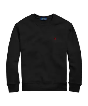 Polo Ralph Lauren Crew Neck Long Sleeve Sweatshirt - Black