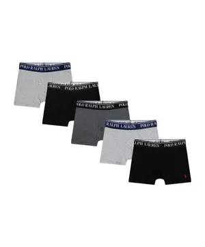 Polo Ralph Lauren Five-pack Boxer Shorts - Black